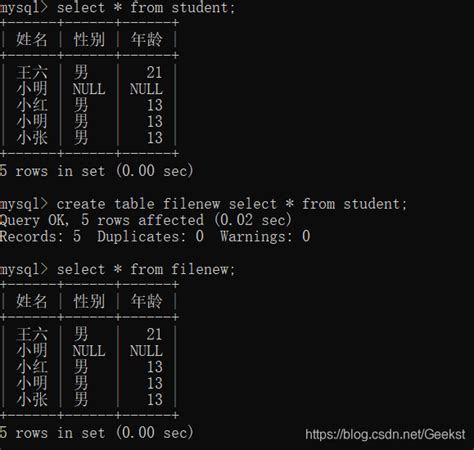 数据库复制表复制数据库中的表 Csdn博客