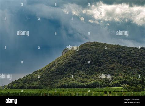 A Fine Art Photograph Of Monte Moscal In The Province Of Verona Before