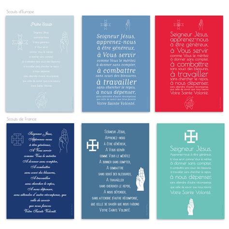 Toile Prière Scoute Ou Promesse Scoute Etsy France