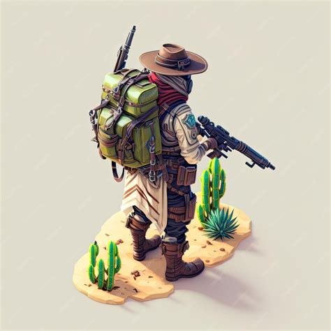 Premium Photo Rpg Ranger Isometric Rpg Item Object For Rpg Game