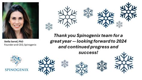 Spinogenix Inc Posted On Linkedin