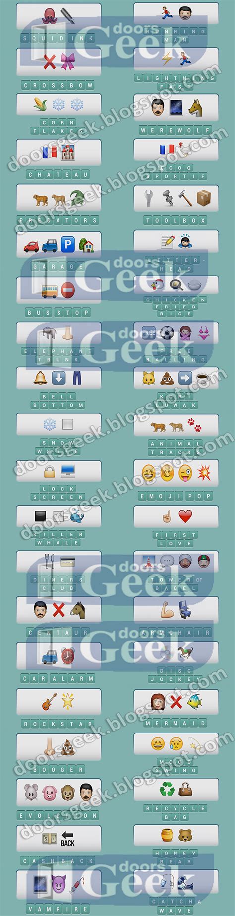 Emoji Answers Level 16