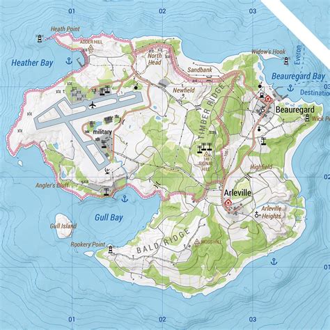 Arma Reforger Everon Arland Printed Map Etsy