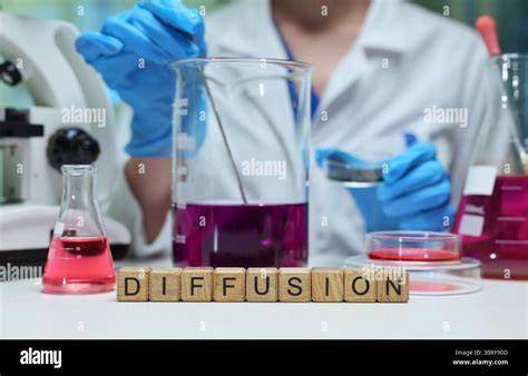 Exploring The Diffusion Process In A Lab With Colorful Solutions To