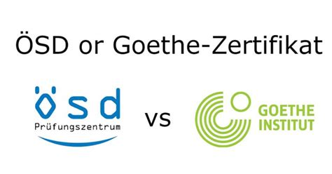 ÖSD vs Goethe Comparing German Language Certificates German babe