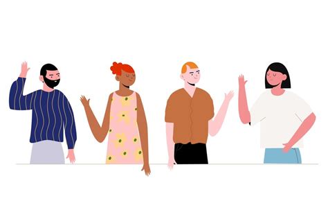 Choca Esos Cinco Para Adultos Exitosos Vector Gratis