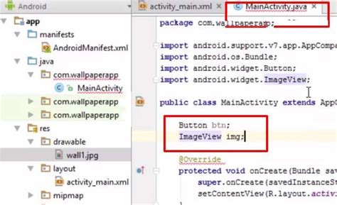 Build A Wallpaper Android Application
