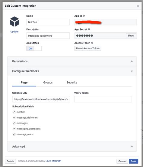 Botframework Are Bots For Workplace By Facebook Supported Via The