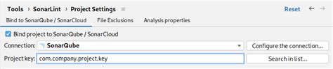 Bind To Sonarqube Or Sonarcloud · Sonarsourcesonarlint Intellij Wiki