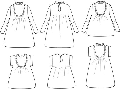 Ida Blouse And Dress • Pattern Pattern Scissors Frock