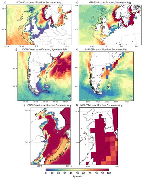 Strength Of Summer Stratification Maximum Vertical Density Gradient