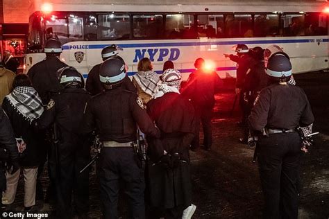 Masked Pro Palestine Protesters Storm Columbia University Israeli
