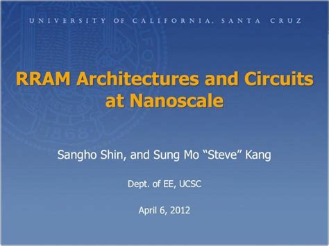 Pdf Rram Architectures And Circuits At Nanoscale Sfbananofiles201508