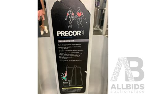 Precor Commercial Weight Stack Lot 1514437 Allbids