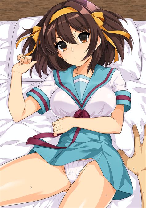 Suzumiya Haruhi Suzumiya Haruhi No Yuuutsu Drawn By Haruhisky Danbooru