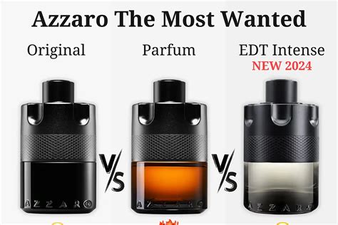 Azzaro The Most Wanted Vs Parfum Vs Intense Mc Perfume And Diamond