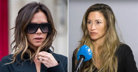 David Beckhams Alleged Mistress Rebecca Loos Name Drops Victoria