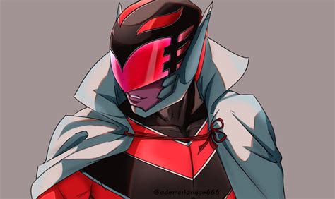 Red Keeper Sentai Daishikkaku Drawn By Adamkang Danbooru