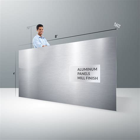 Aluminum Panels Mill Finish Sqft Taps Plastics And Metals 1 877