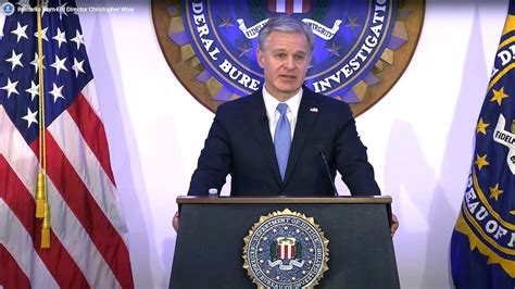 Great Day For America Trump Lauds Chris Wray Resigning As Fbi Director Abc News