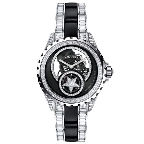 J12 Skeleton Flying Tourbillon Baguette Cut Diamonds Watchonista
