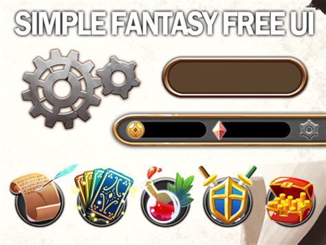 Fantasy Free Gui 2d 图标 Unity Asset Store