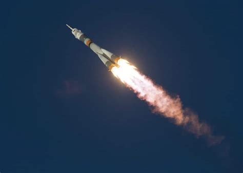 Real Rocket Ship In Space