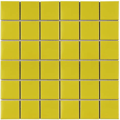 Ralart Factory Yellow Kitchen Backsplash Ceramic Mosaic Tile