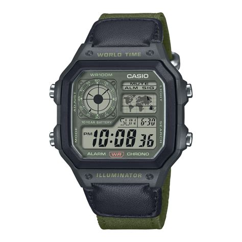 Casio Ae1200 World Time Watch Casio