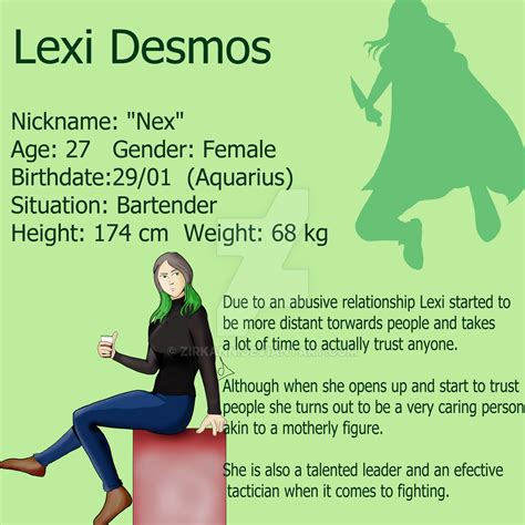 Lexi Character Sheet 1 By Zirkann On Deviantart