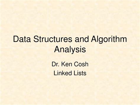 Ppt Data Structures And Algorithm Analysis Powerpoint Presentation Free Download Id9333654