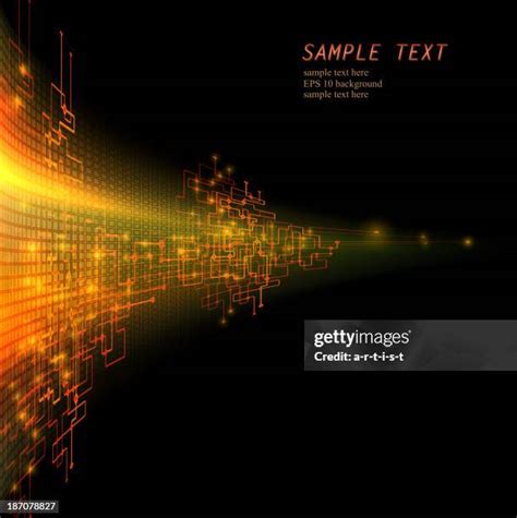 28443 Yellow Technology Background High Res Illustrations Getty Images
