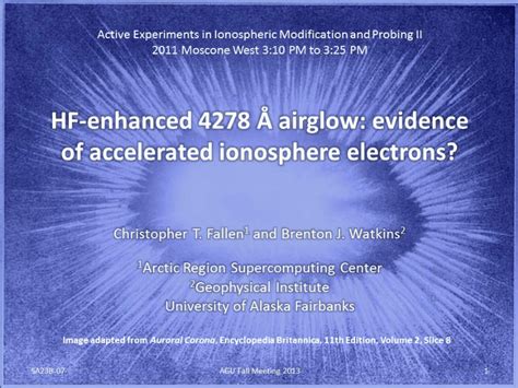 Pdf Hf Enhanced 4278 Å Airglow Evidence Of Accelerated Ionosphere