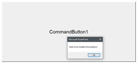 VBA Macros In PowerPoint Using C And VB NET