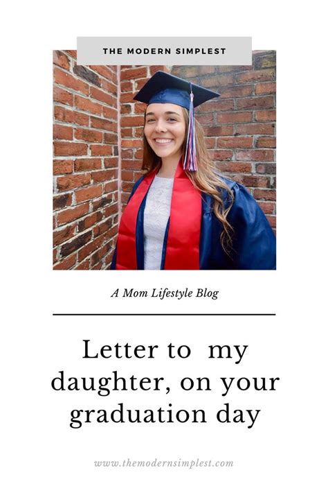 Letter To My Daughter On Graduation Day Letter To My Daughter Senior