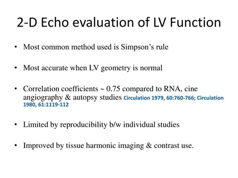 Ppt Assessment Of Lv Systolic Function Powerpoint Presentation Free