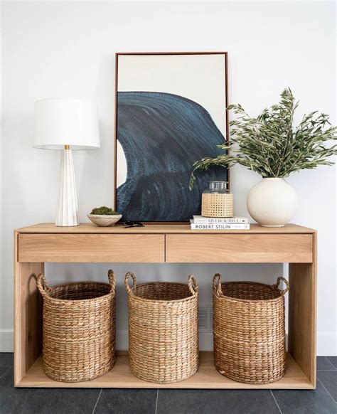 Solid Oak Furniture For Modern Coastal Decor Leclair Decor Light Oak Floors Boho Entryway