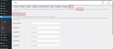 Extra Fields Options Wpfactory
