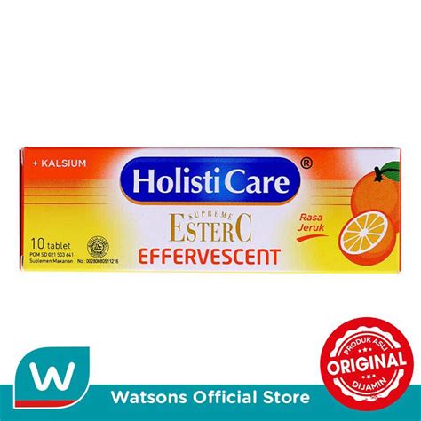 Jual Holisticare Supreme Ester C Effervescent Orange 10 Tablet Shopee Indonesia