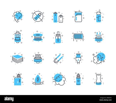 Vape Smoke Color Icon Cut Out Stock Images And Pictures Alamy