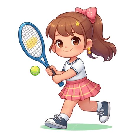 Cartoon Tennis Girl Tennis Cartoon Vectors From Graphicriver