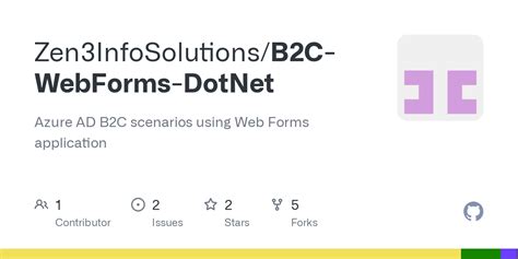 Github Zen3infosolutionsb2c Webforms Dotnet Azure Ad B2c Scenarios Using Web Forms Application