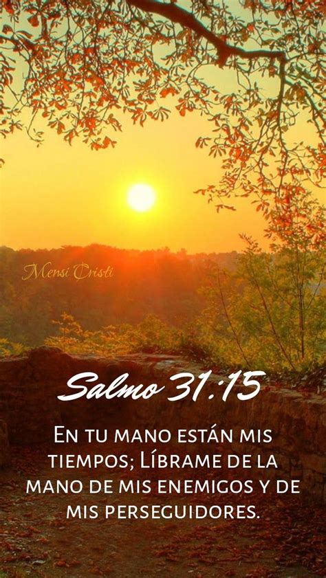 Mensi Cristi💙🕊️ Salmos 31 15