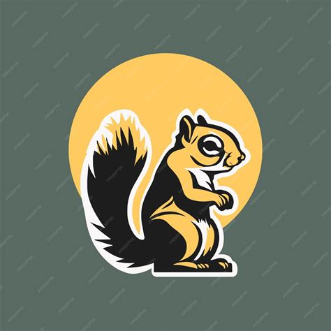 Premium Vector Squirrel Vector Illustration