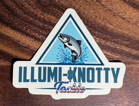 Official Illumi Knotty Tackle Branded Glowing Sticker Illumi Knotty