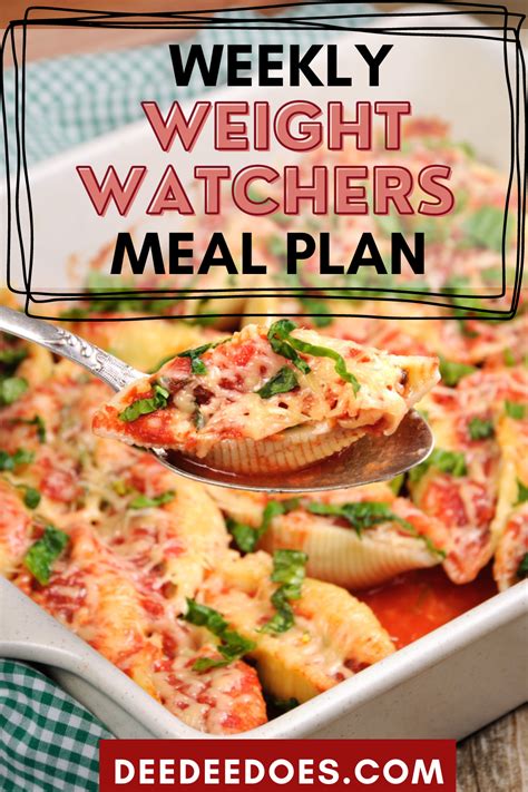 Weekly Meal Plan Healthy Weight Watchers Inspired Meal Plan Weight Watchers Meal Plans