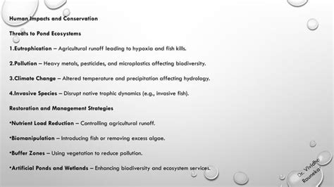 Pond Ecosystem Self Contained Freshwater Ecosystem Ppt