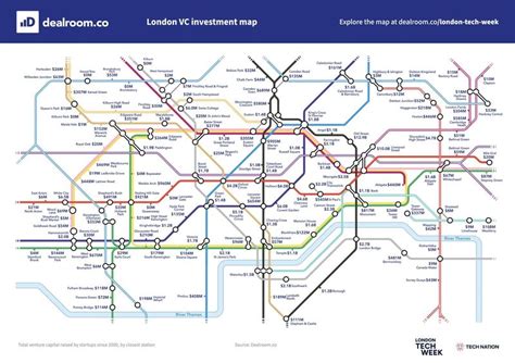 I Love This Map Created By For London Tech Week It Shows