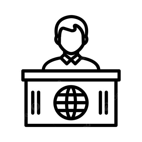 Travel Agent Line Icon Vector Agent Air Csr Png And Vector With