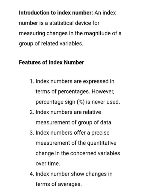 Index Number Questions Pdf Index Economics Consumer Price Index